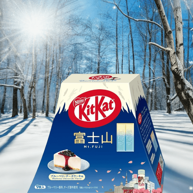 Discover Japan’s Iconic Treat: KitKat Mt. Fuji Pack (Blueberry Cheesec ...